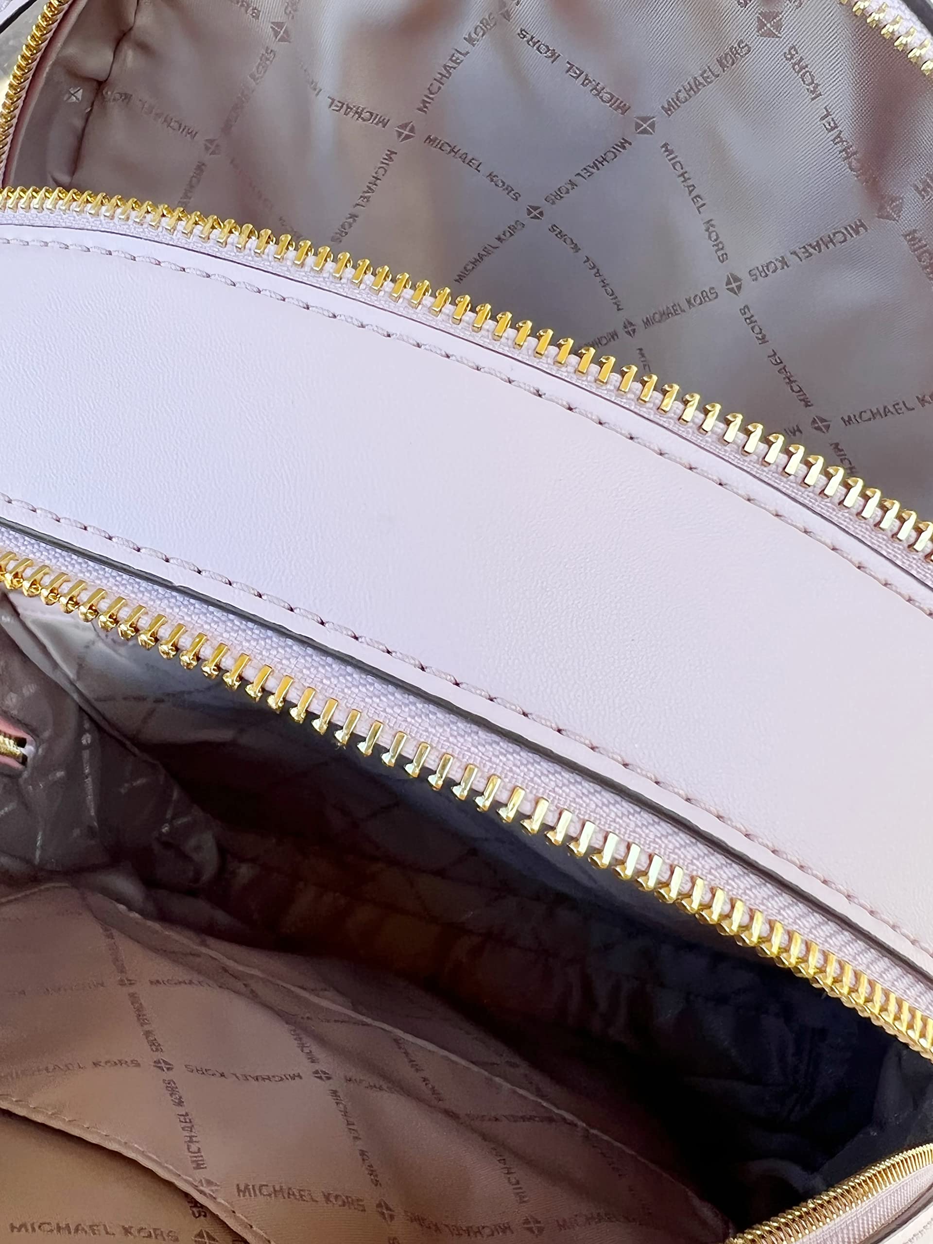 Michael Kors Jaycee Logo Backpack (Dark Powder Blush)