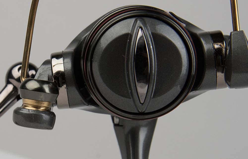 LLJPYX7L Fishing Reel, Rubber Handle, 3 Bearings, Sealing Resistance, rustproof, Super Smooth, Light Weight, high Power, Metal Rocker arm can be Replaced (Color : Two)