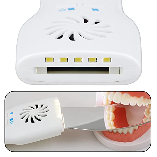 Yuland Dental Electric LED Photography Mirror Automatic Defogging Imaging Occlusal Reflector Mirror, Wireless Charger & Fan with 4 Interchangeable Mirrors, FBA Shipment