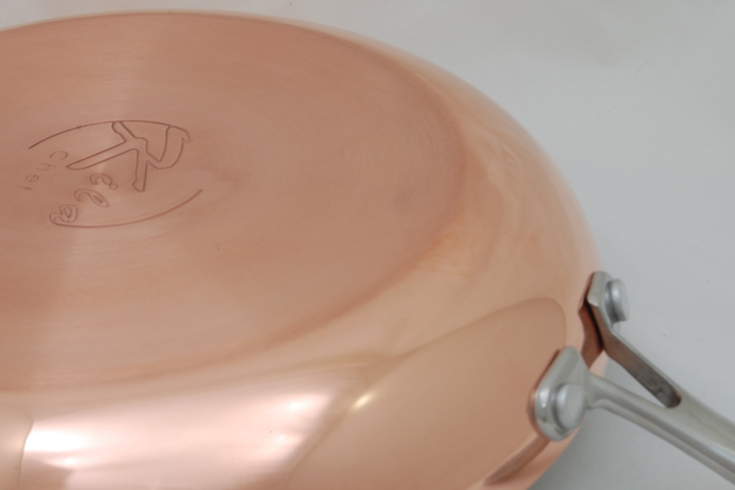 Kila Chef 24 cm Thick Copper Fry Pan (3.5mm thick, 1.5mm copper)