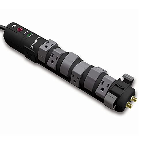 Tributaries - T8 - 8 Outlet - Swivel Power Strip by Tributaries