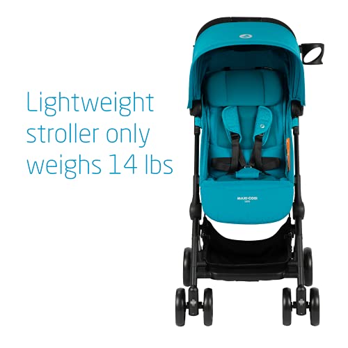 Maxi-Cosi Lara Lightweight Ultra Compact Stroller, Tetra Teal