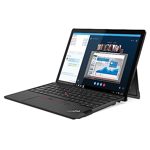 Lenovo 20UW0011US ThinkPad X12 Detachable 12.3" FHD Touchscreen i5-1130G7 1.8GHz Intel Iris Xe Graphics 8GB RAM 256GB SSD Win 10 Pro Black