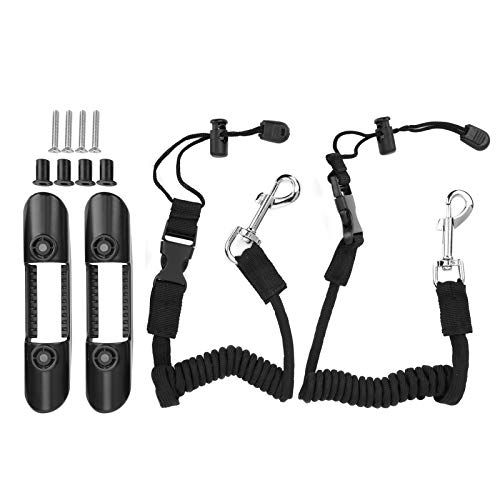 Kayak Paddle Safety Rope, 179g Canoe Adjustable Safety Rope, Stainless Steel Screw for Canoe Fixed Kit Boat Mount Kit Kayak Accessory