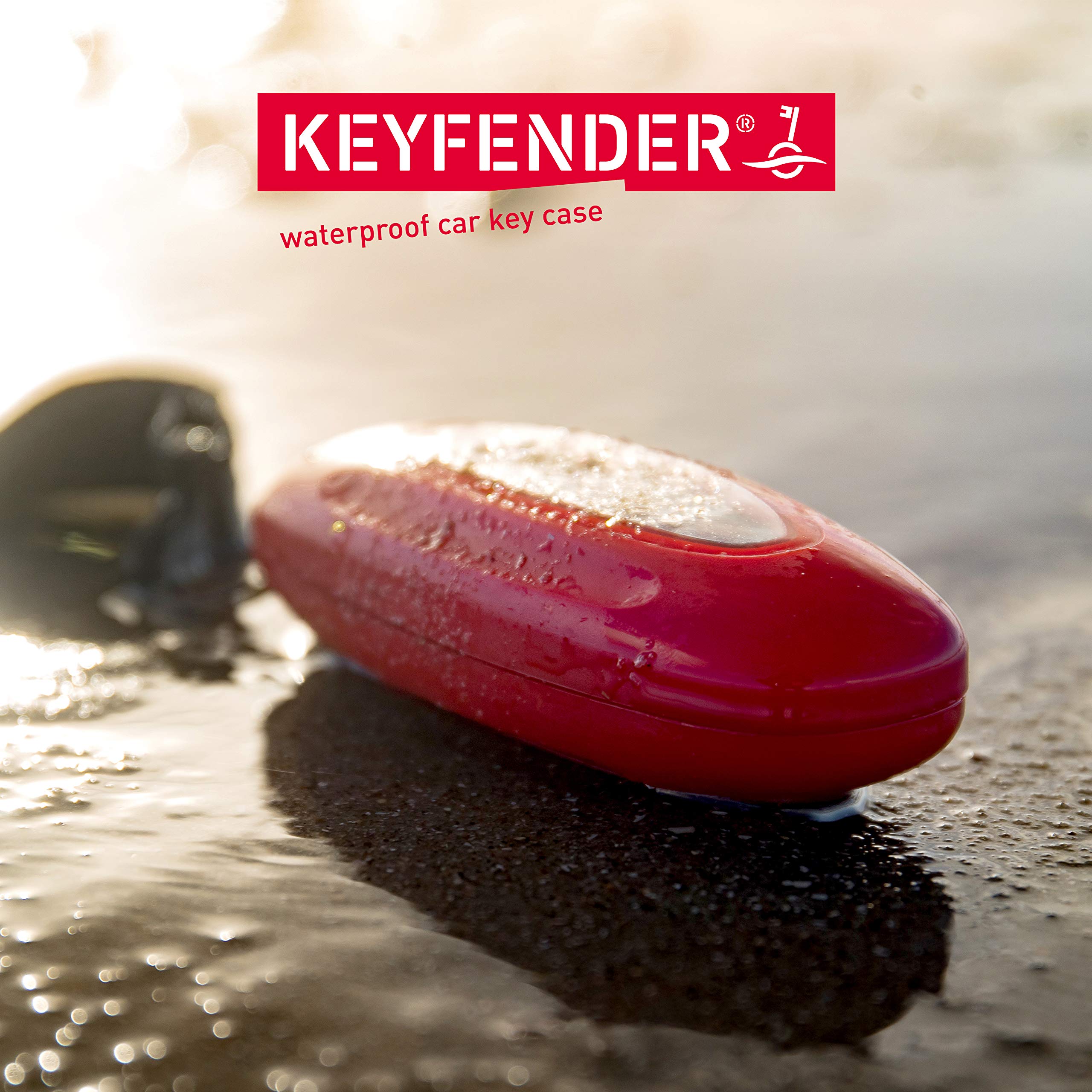 KEYFENDER | Waterproof (IPX8 / IP68) Car Key FOB Case - Floats, Holder, Dry Box, w/ Lanyard