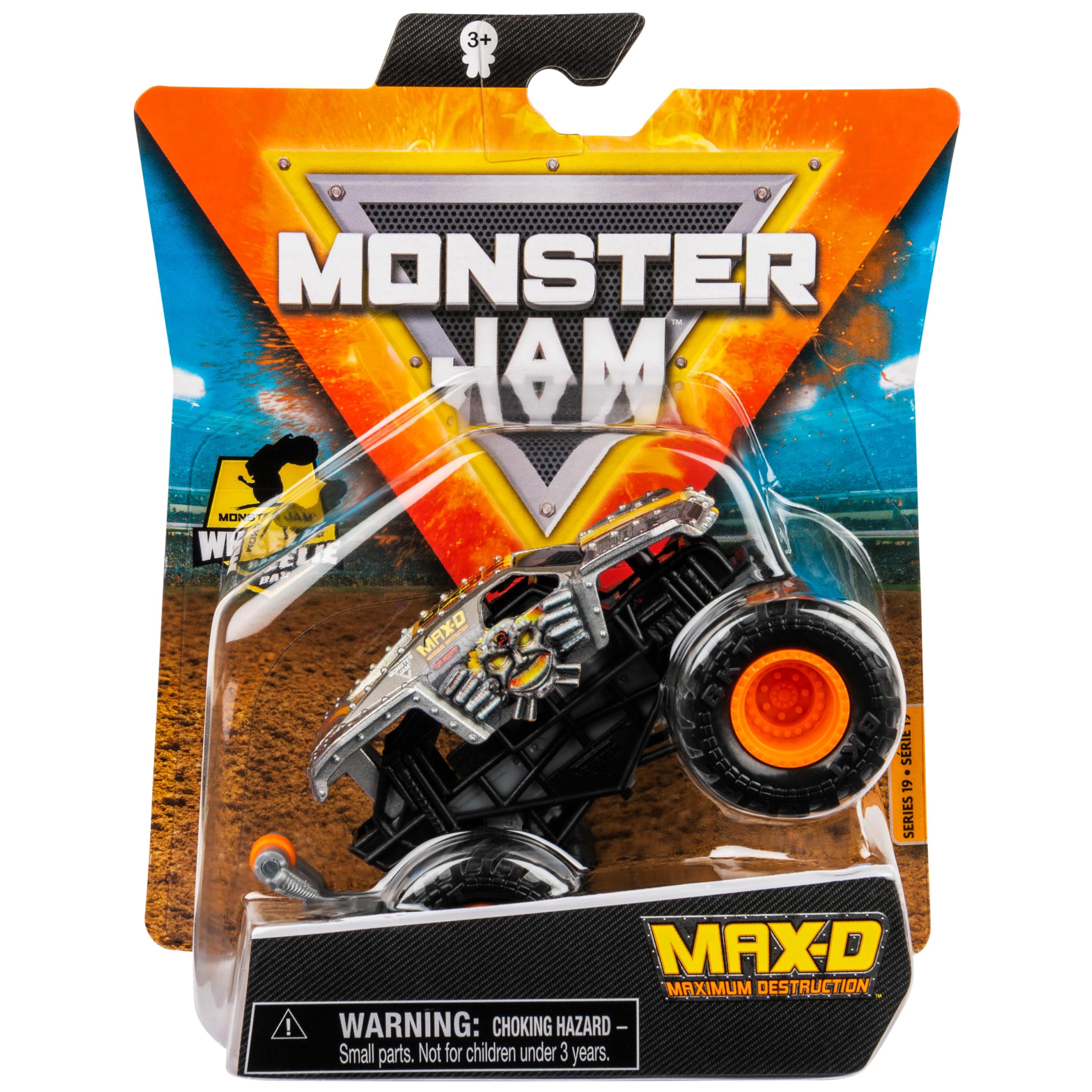 Monster Jam, Official Max D Monster Truck, Die-Cast Vehicle, Legacy Trucks Series, 1:64 Scale