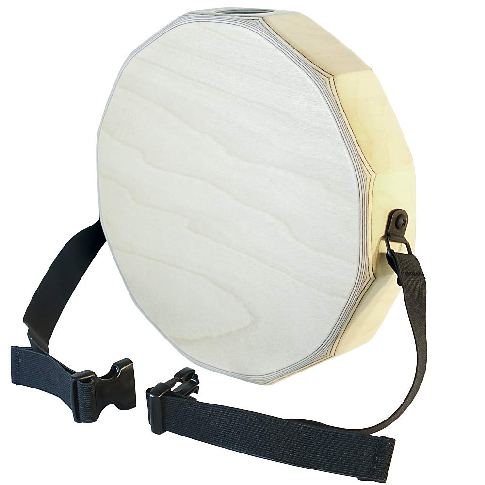 KTÄK -The First Handcrafted, Hand Drum Percussion, Two-Sound Cajón Body Snare, Portable Cajon by Kandu (Green Acid)
