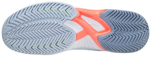 Mizuno Women's Tennis Shoe, Heather-Neon Flame, 6