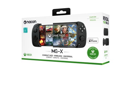 RIG Nacon MG-X for iPhone - MFi Wireless Mobile Gaming Controller for Apple iOS