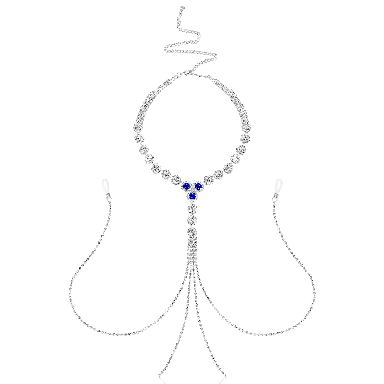 Non Piercing Bra Body Chain with Necklaces Body Chain Non Piercing with Chain for Women Adjustable Bra Body Jewelry Non Piercing