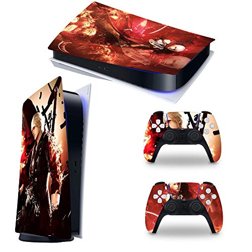 King Evil Cry PS5 Digital Edition Whole Body Vinyl Skin Sticker Decal Cover for Playstation 5 Digital Edition System Console and Controllers
