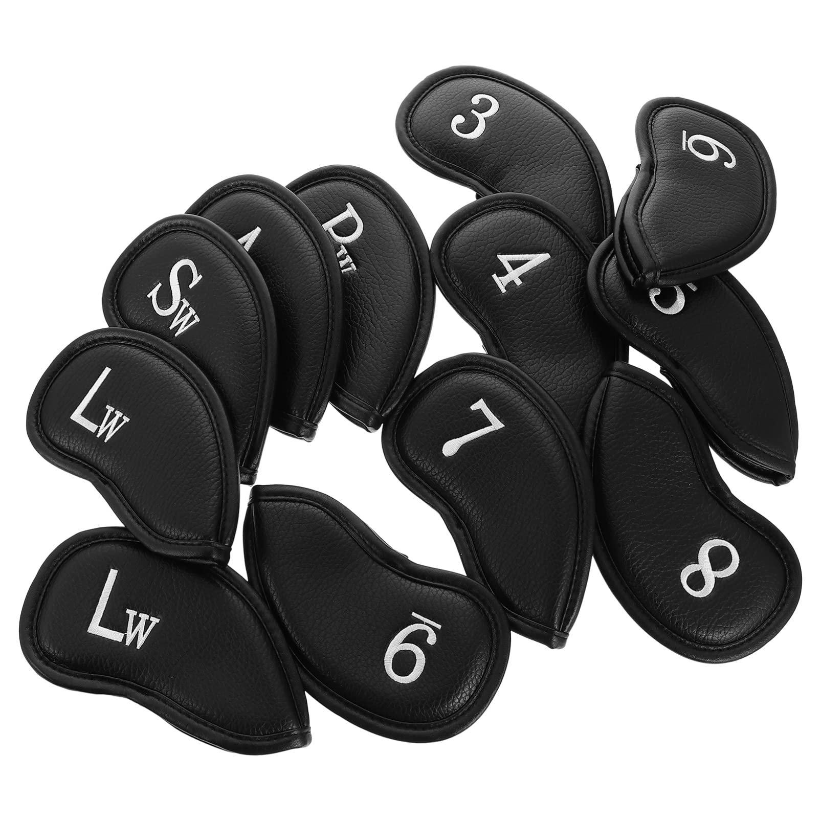 LIOOBO 12pcs Golf Club Cover Cue Protector Golfing Pole Sleeve Professional Rod Caps Golfing Cue Cover Professional Rod Cover Golfing Pole Caps Golfing Cue Supply Golfing Pole Cover