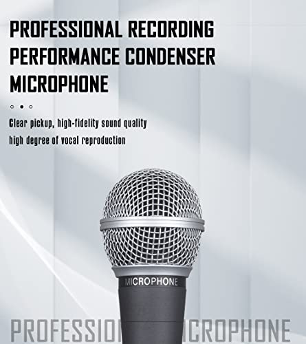 weymic Wm58 Classic Style Dynamic Vocal Instrument with Clean Sound, Metal Body Microphone (not with Cable)