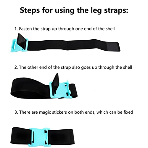 MRYH Sports Leg Strap - 2 Pack Leg Straps Compatible with OLED Game Controllers, Leg Strap for 2022 OLED Game Controller for Adults and Kids