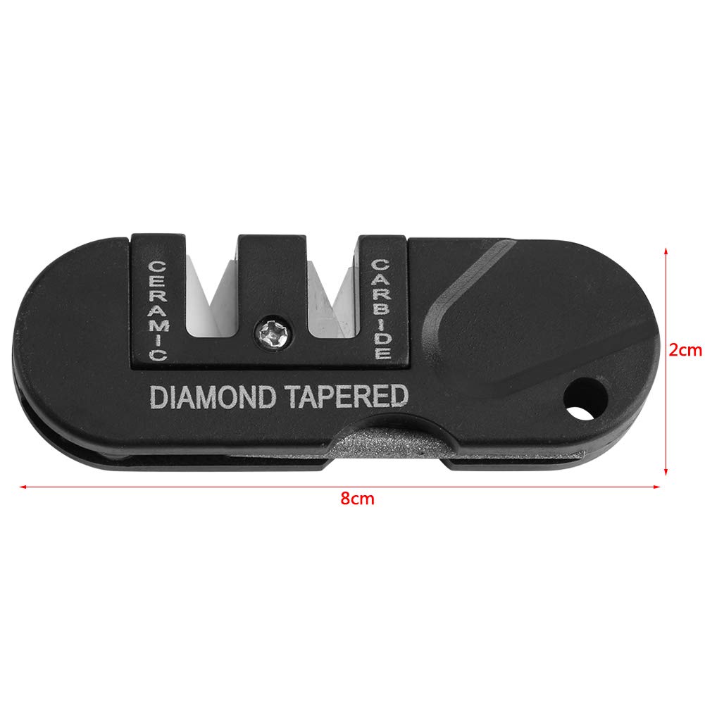 Kitchen Knife Sharpener, Replaceable Razor-sharp Knife Sharpener, Compact Lightweight Smooth for Kitchen