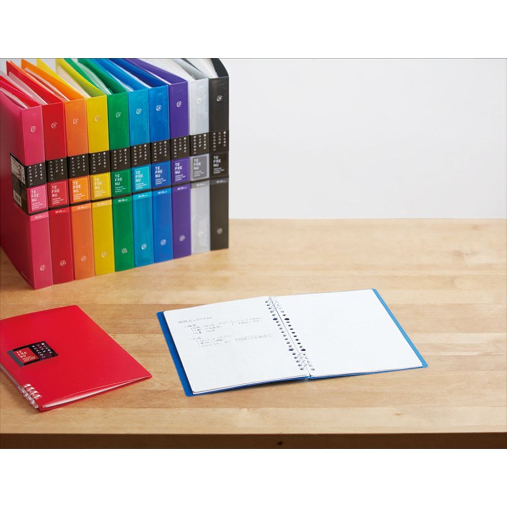 KING JIM 9854TTE TEFRENU Ring Notebook, A5, Yellow