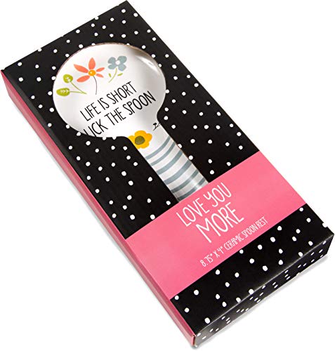 Pavilion Gift Company Spoon Rest, One Size,White