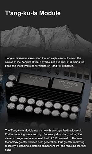 Topping A70 Pro Fully Balanced Headphone Amplifier 17000mW*2 Relay Volume Control Pre Amp wiht Remote Control(Silver)