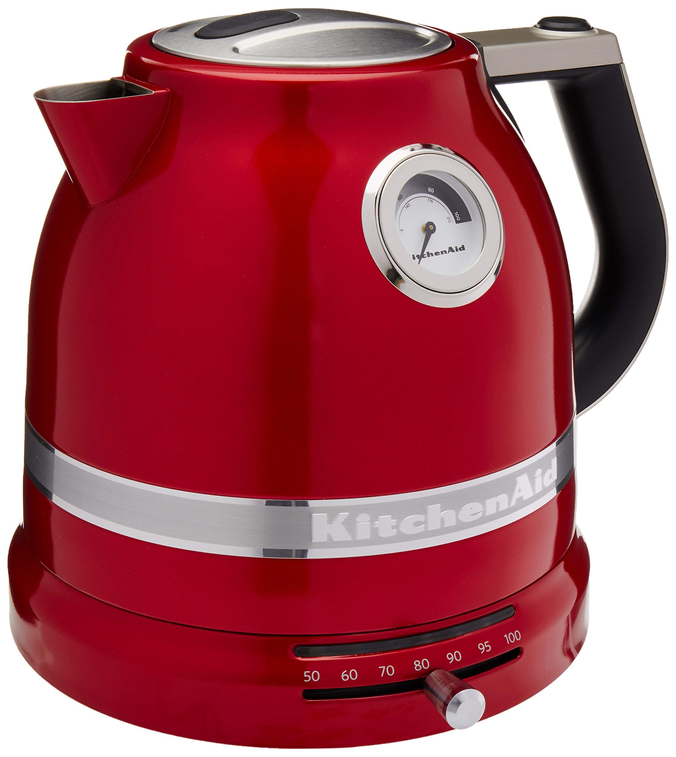 KitchenAid KEK1522SR Pro Line Sugar Pearl Silver 1.5 Liter Electric Kettle (Renewed)