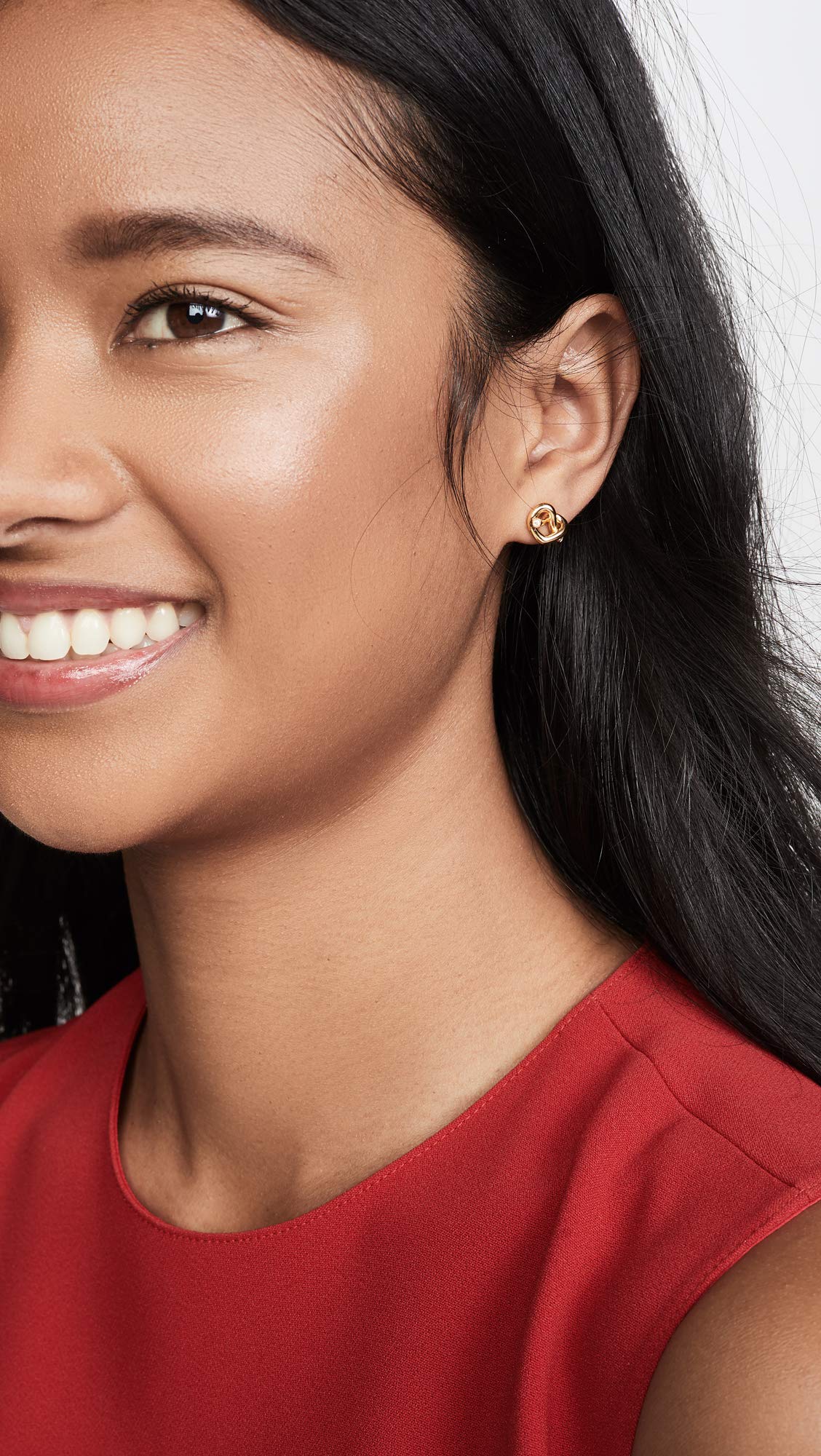 Kate Spade New York Loves Me Knot Studs, Gold