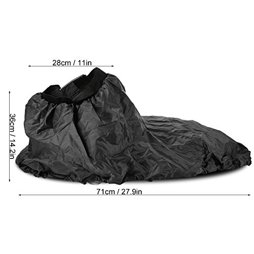 Kayak Spray Skirt, Outdoor Waterproof Adjustable Nylon Water Sports Boat Deck Surf Cover Accessories(Gray)