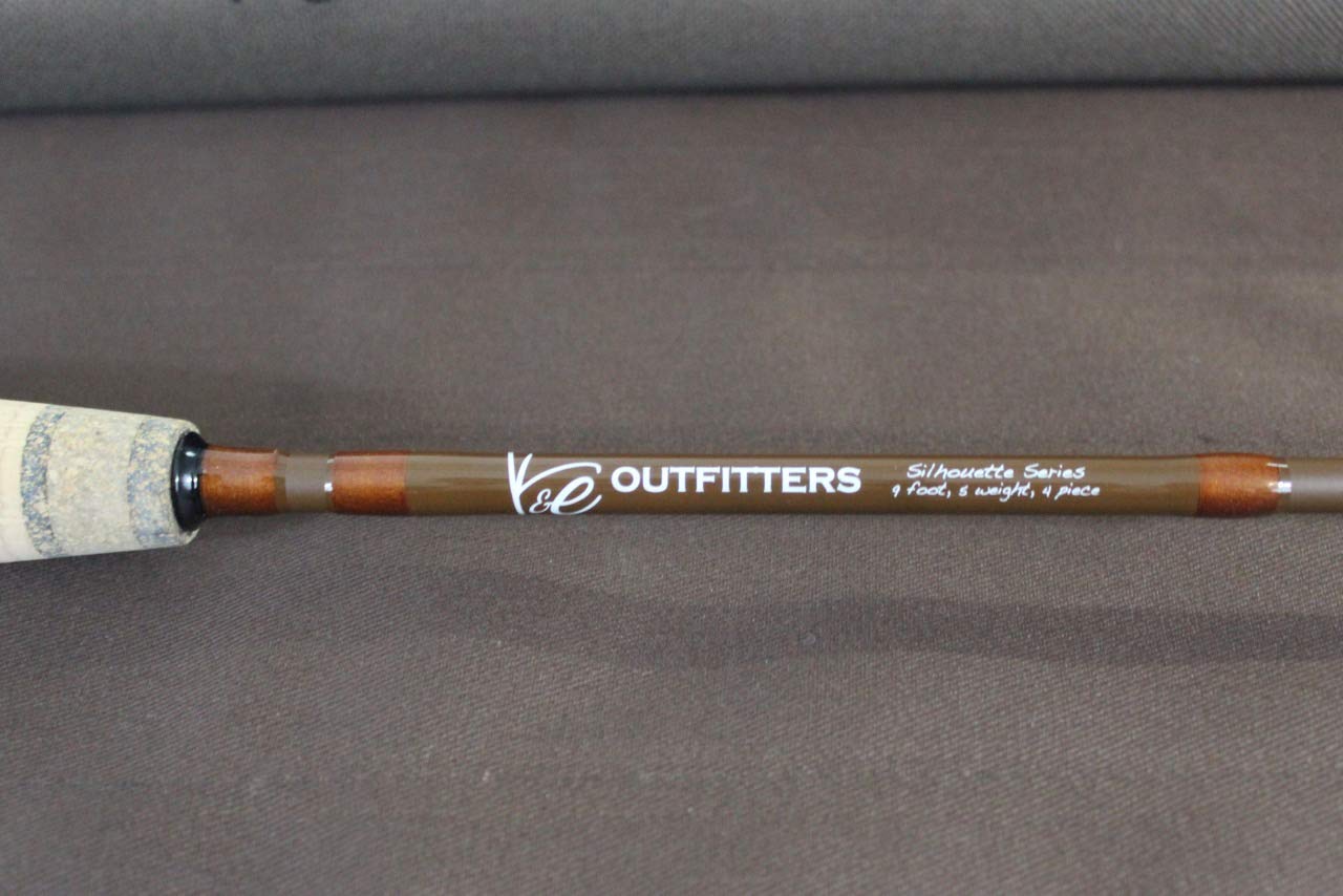 K&E Outfitters Silhouette Series Fly Fishing Rod (5 Weight)