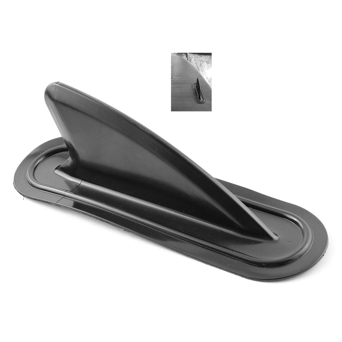 LQ Industrial Kayak Tracking Fin 2PCS Black Detachable Canoe Rowing Boats Center Fin for Canoe Boat Surfboard Long Board Paddle Board