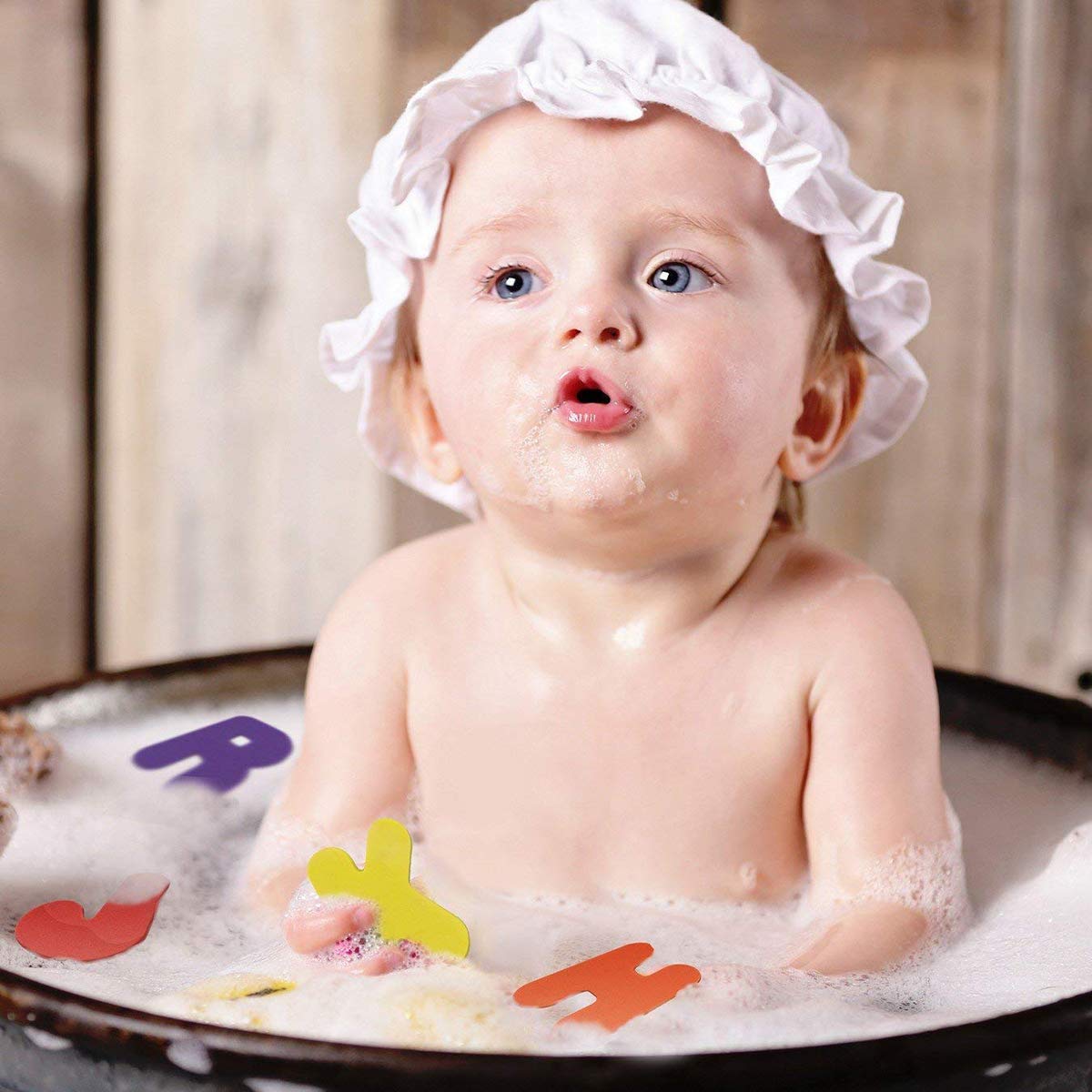 July miracle Bath Letters Numbers, 36 Pcs Foam Bathtub Used for Bathroom