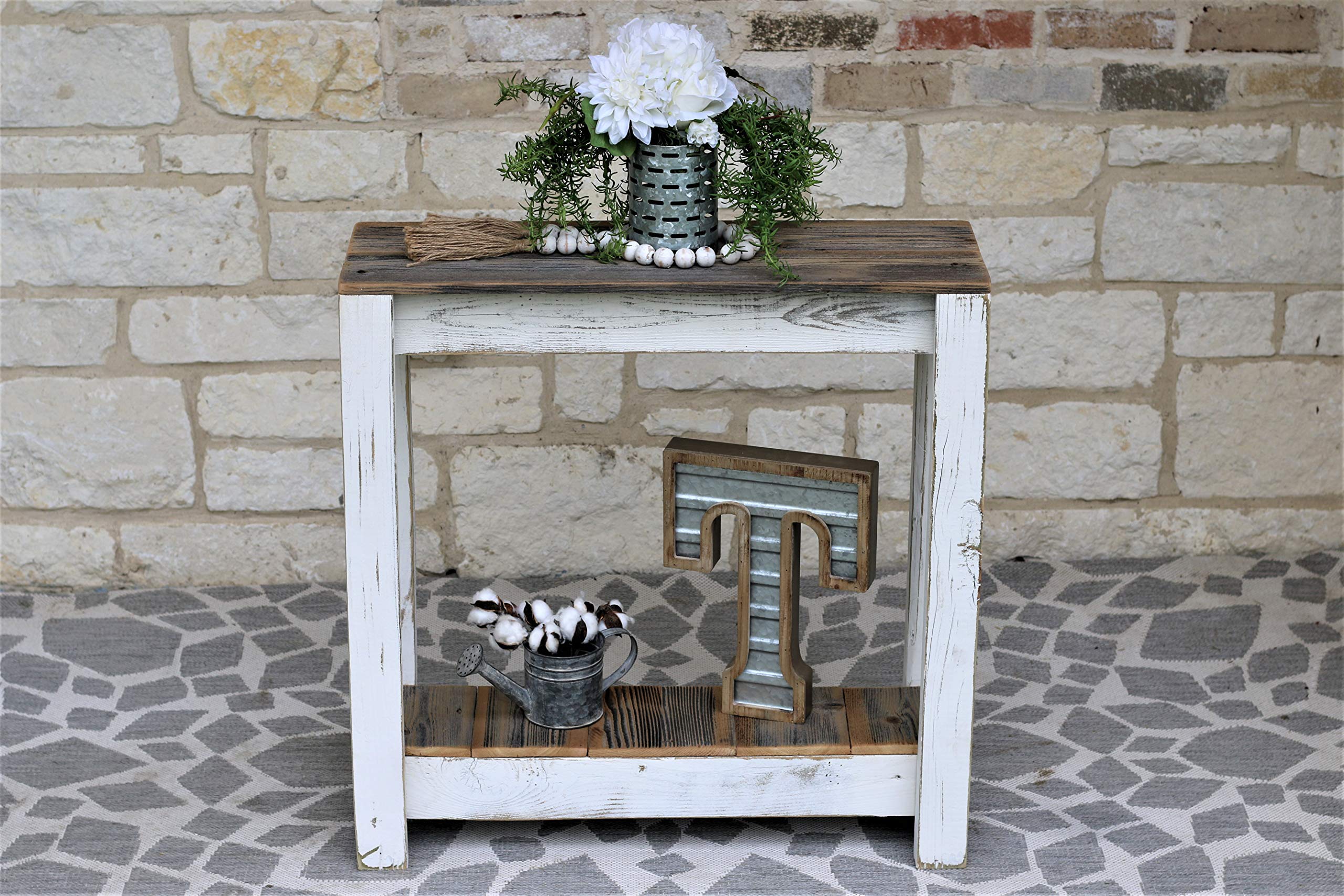 White Combo 30'' Console Table