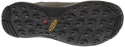 KEEN Men's Tempo Flex Low Height Waterproof Hiking Shoes, Timberwolf/Timberwolf, 9.5