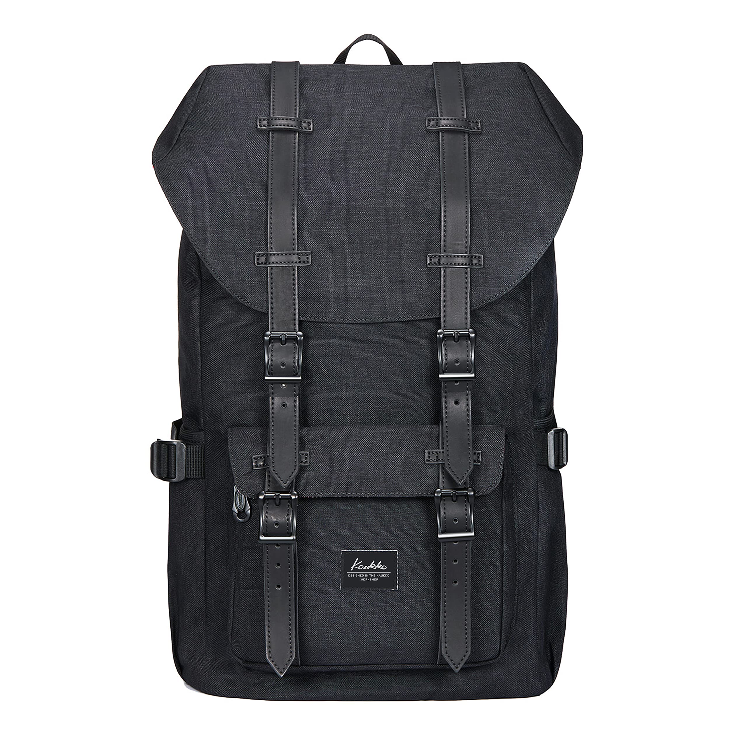 KAUKKO Travel Laptop Backpack, Outdoor Rucksack, Causal backpack Fits 15.6"(Nylon Grey)