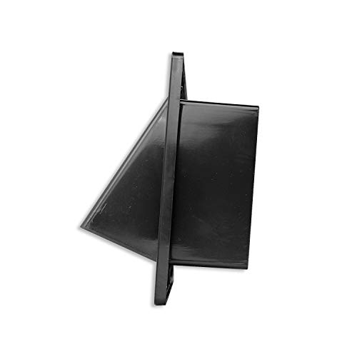 Leisure Coachworks RV Exhaust Vent Cover - RV Range Hood Vent/RV Range Hood Cover (1-Pack Black)