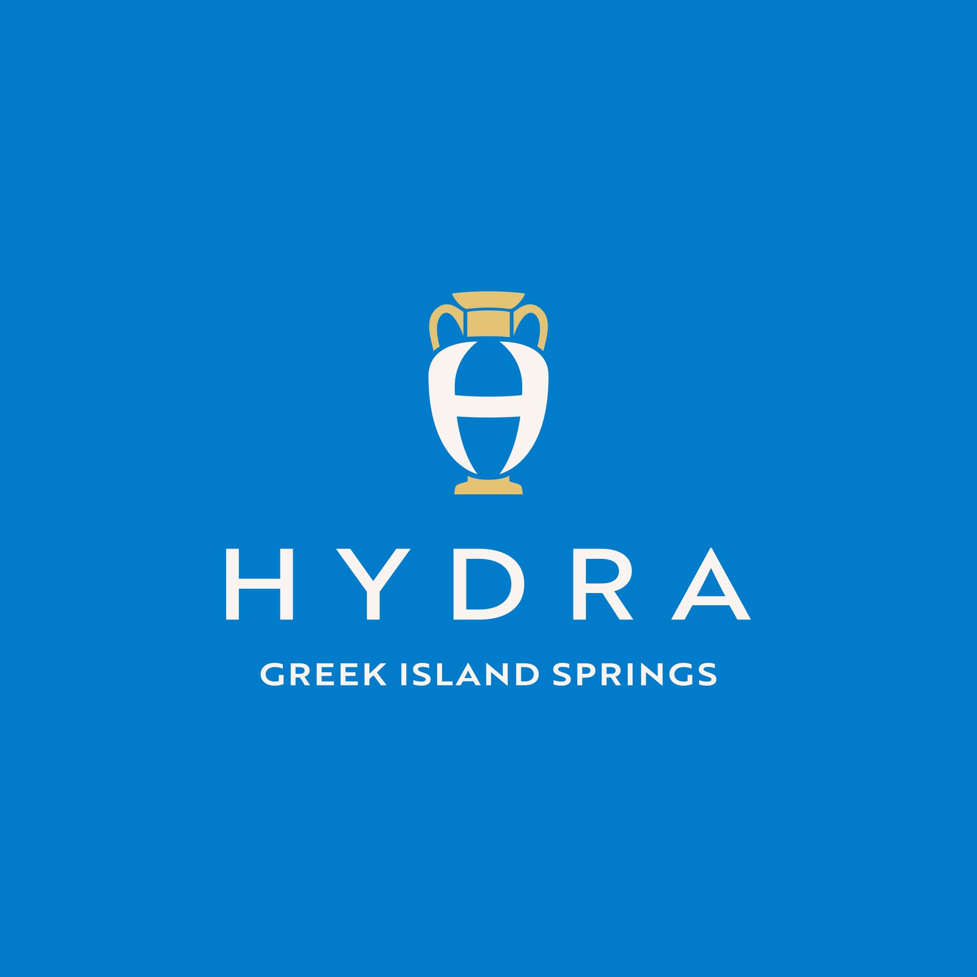 HYDRA Greek Island Spring Water - Naturally Alkaline Bottled Water, 8.0pH Level, BPA-Free, Case of 12 x 16.9-Ounce Bottles