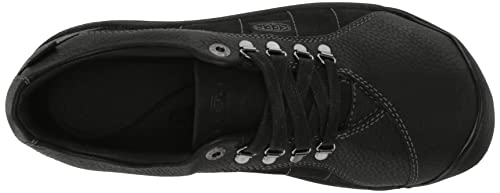 KEEN Women's Presidio Waterproof Oxford, Black, 7