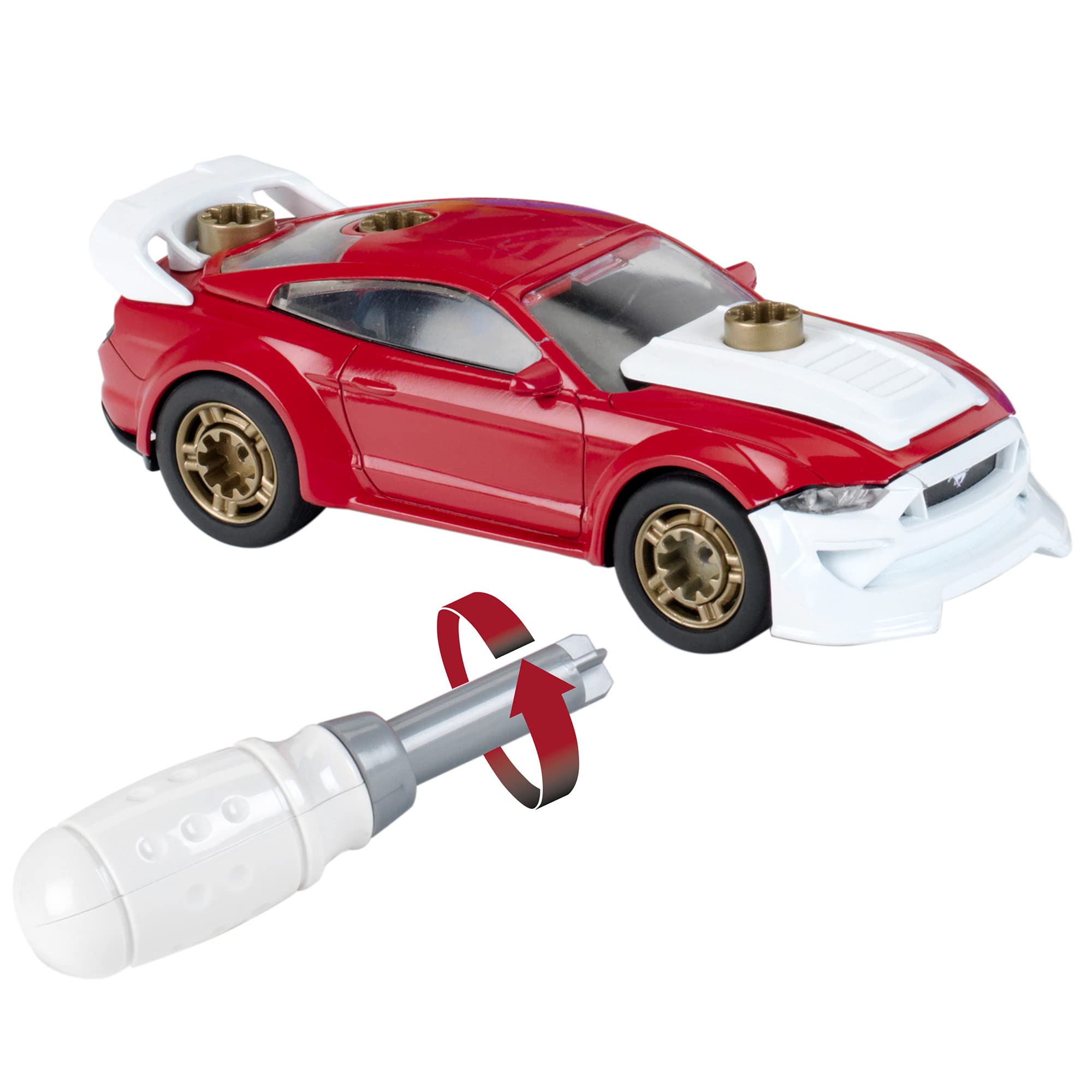 Klein Theo Service Station with 2019 Ford Mustang - 3313, Multi-Colored