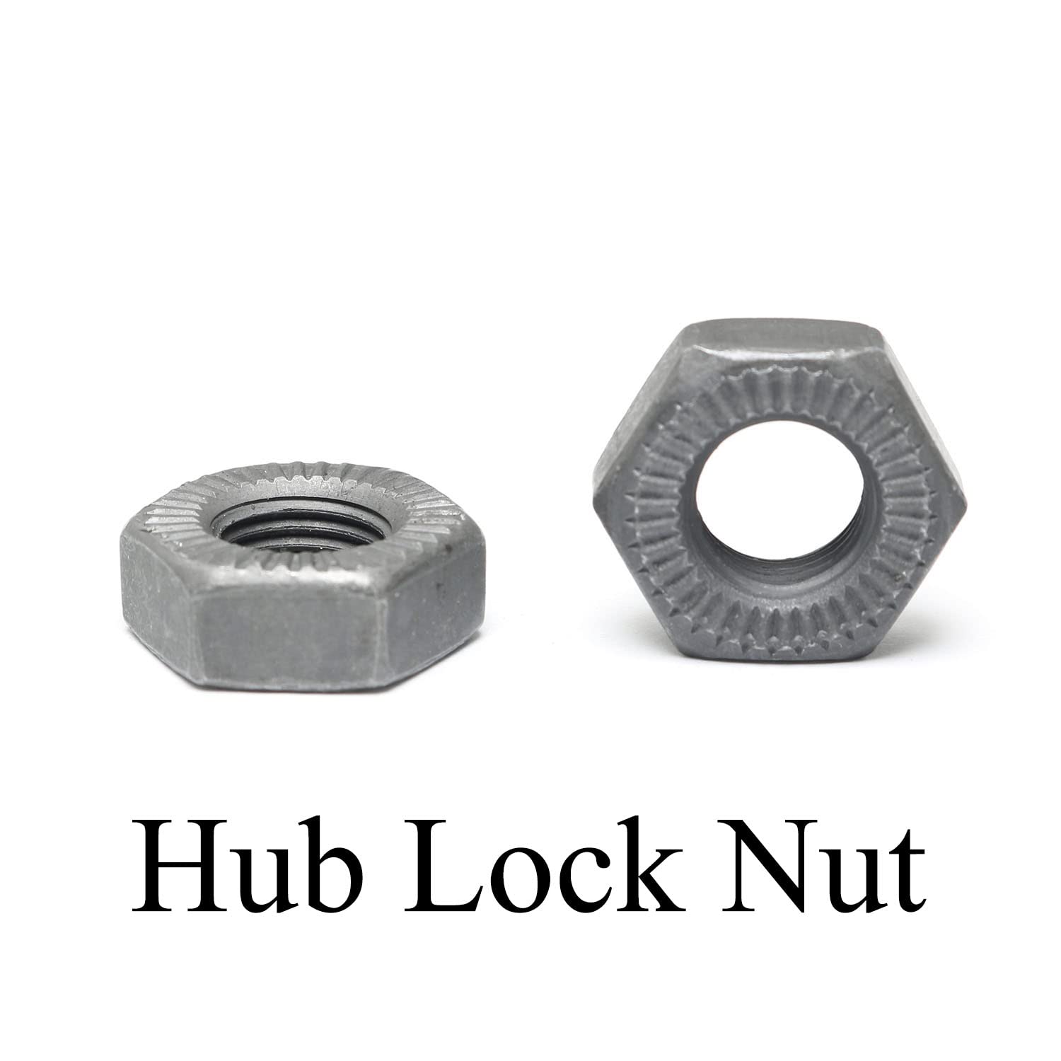 Pro Bamboo Kitchen 2PCS Front and Rear Hollow Shaft Nuts 3/8" Zinc Alloy Hub Lock Nut for MTB Quick Repair Thickness 7mm