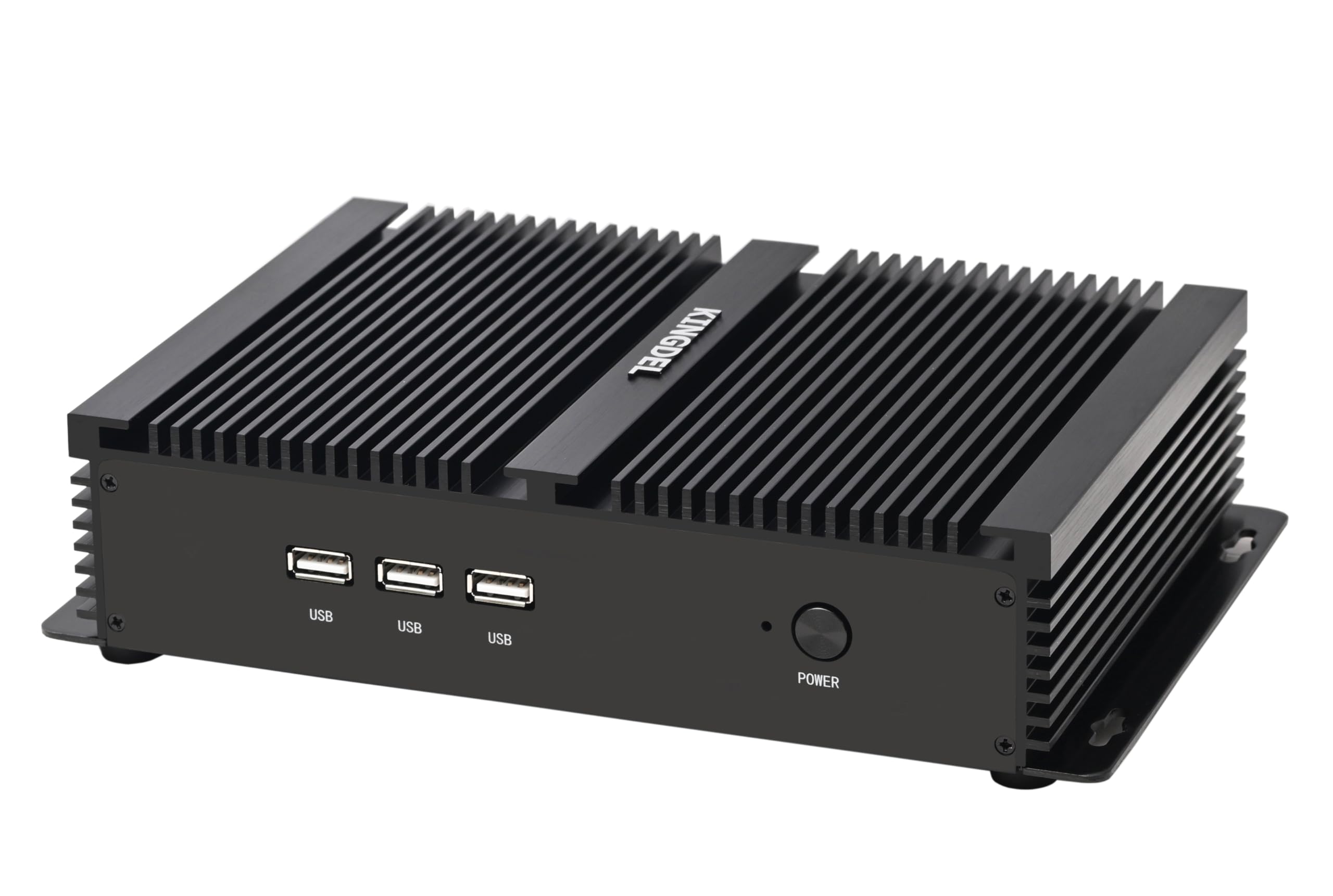 KINGDEL Powerful Fanless Mini PC with Intel i7 12th Gen. 10 Cores 4.7Ghz CPU, 16GB RAM, 1TB NVMe SSD, Wi-Fi 6E + BT 5.2, 4K: 4096 x 2304, HD Port, Gigabit Ethernet, W-11 Pro