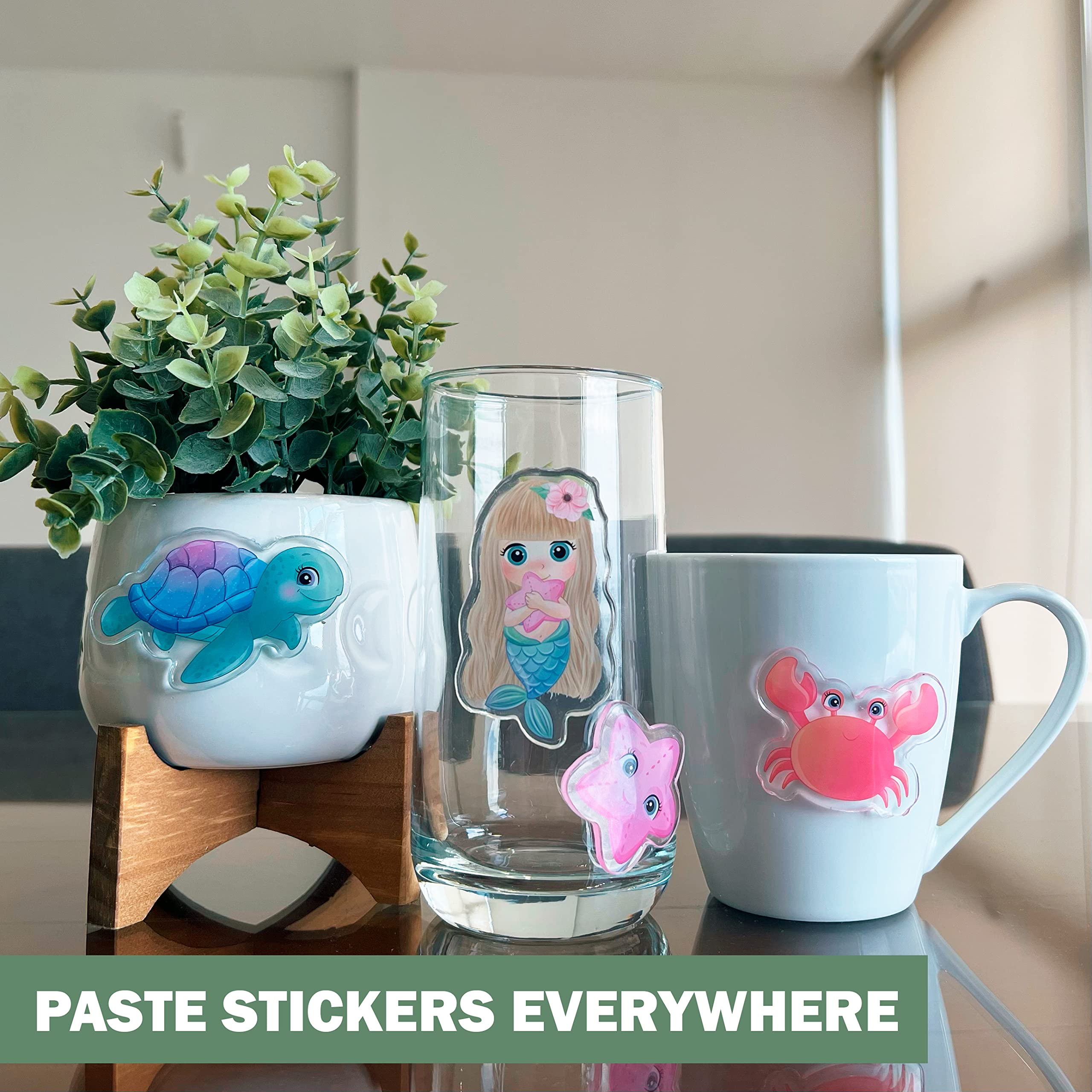 Mermaid Thick Gel Cling for Kids