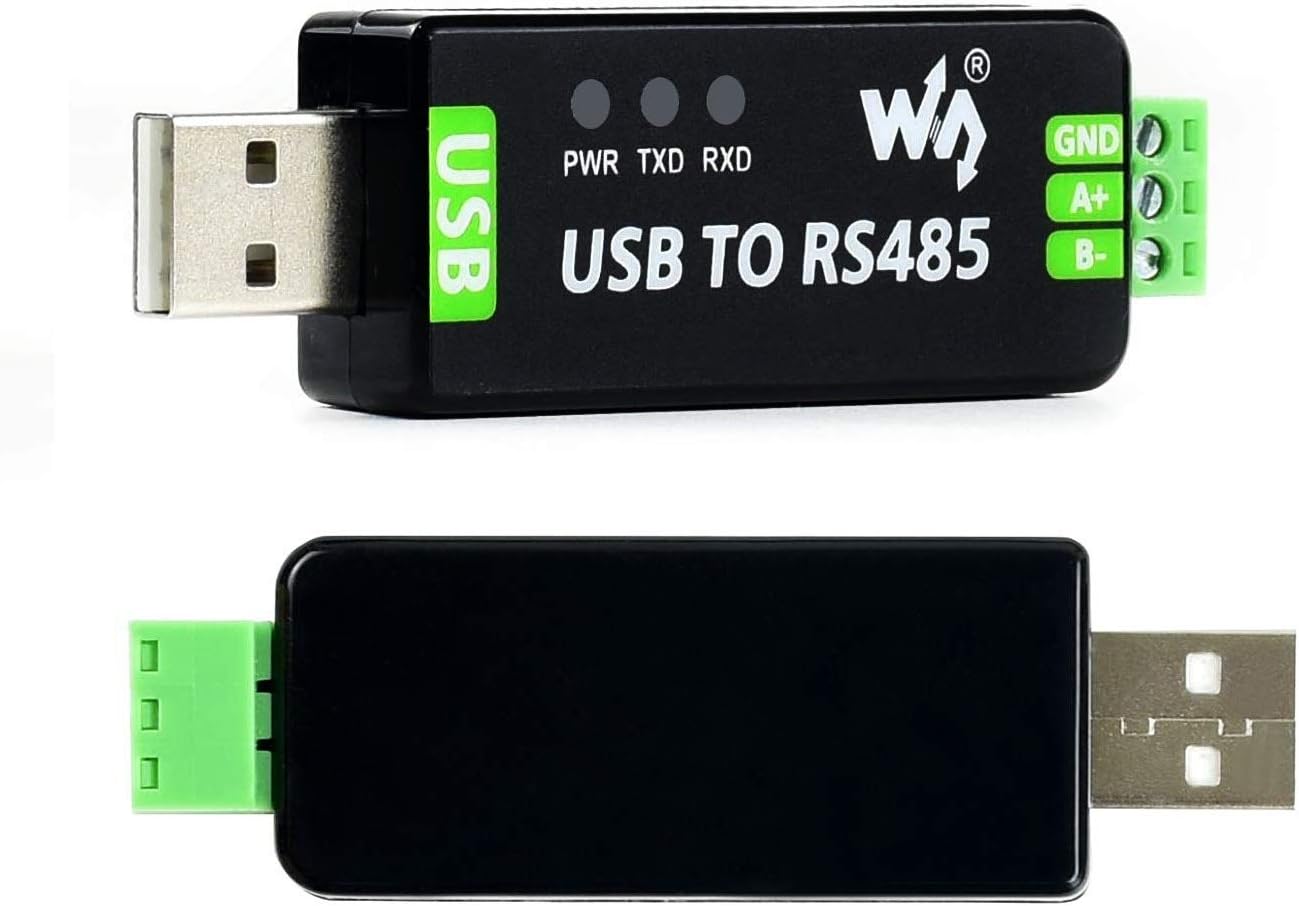 Industrial USB to RS485 Converter Adapter Original FT232RL and SP485EEN Chip, Lightningproof Tube, Resettable Fuse, ESD And TVS Protection Circuits,Supports Mac, Linux, Android, WinCE,Windows