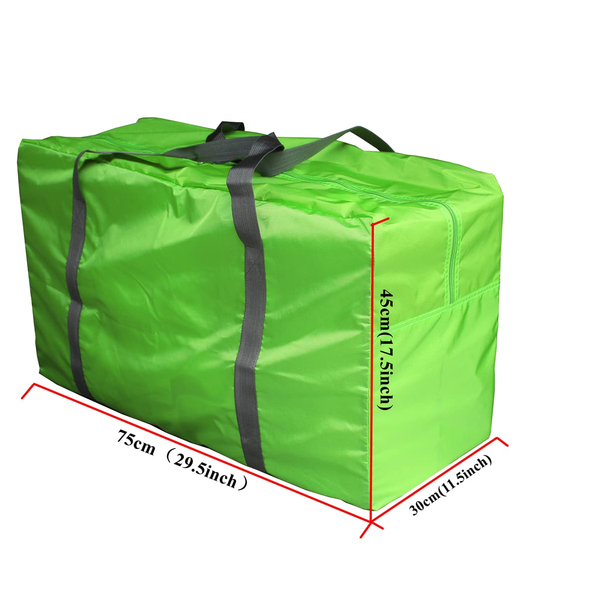 LOBOTOU 30" Extra Large Travel Luggage Duffel Bag Kayak Storage Carry Bag Waterproof Lightweight Nylon Moving Bag(Green)