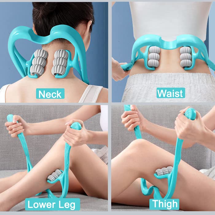 Neck Massager for Pain Relief Deep Tissue, Massagers for Neck and Back, Shoulder Massager, Lymphatic Drainage Massager, Masajeador De Espalda y Cuello