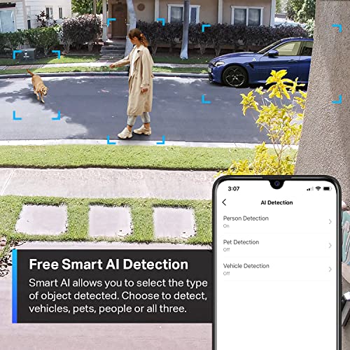 TP-Link Tapo 2K QHD Outdoor Wireless Security Camera System, Up to 180 Day Battery, Color Night Vision, Starlight Sensor, Motion/Person/Pet/Vehicle Detection, works w/Alexa &Google Home(Tapo C420S2)