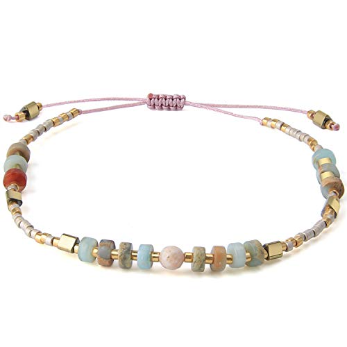 KELITCH Seed Beaded Friendship Bracelets Thin Rope Bracelets Women New Handmade Jewelry