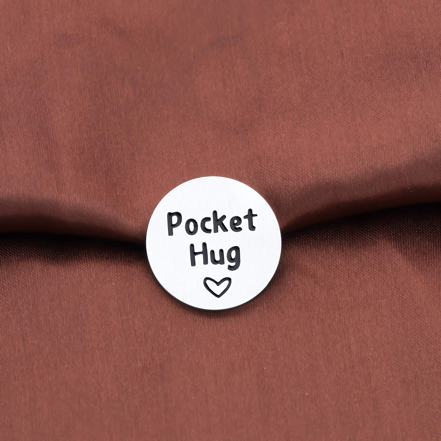 KUIYAI Pocket Hug Token Always Remember You Are Braver Than You Believe Token (Remember-Pocket Hug S)