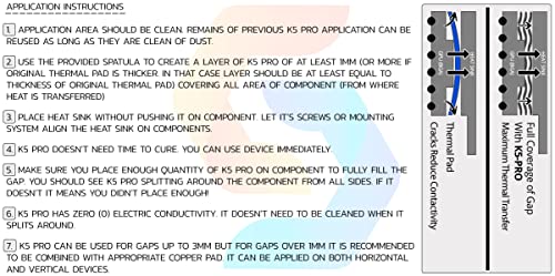 K5 PRO Viscous Thermal Paste for Thermal pad Replacement 60g 3X20g Pack (iPhone, Apple iMac, Sony PS4 & PS3, Xbox, Acer Aspire etc)