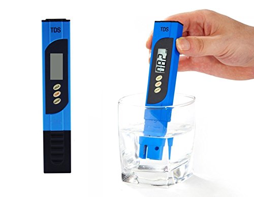 TDS Water Quality Tester,AMZSTAR Portable High Accuracy Handheld TDS Water Quality Digital Tester Meter with 0-9990 ppm Measurement Range,TDS Digital Measurement(Measured Water)