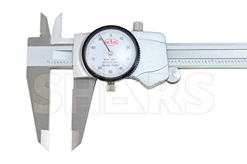 Shars 0-12" Premium Series Stainless Steel Shockproof Dial Caliper 303-1317 R}