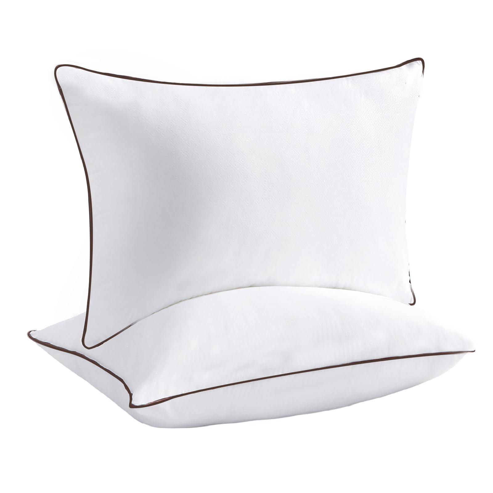 HUXMEYSON Pillows Queen Size Set of 2 for Sleeping - Cooling Down Alternative Bed Pillow for Back, Stomach or Side Sleepers, Hotel Collection Pillows, 20 x 30 Inches