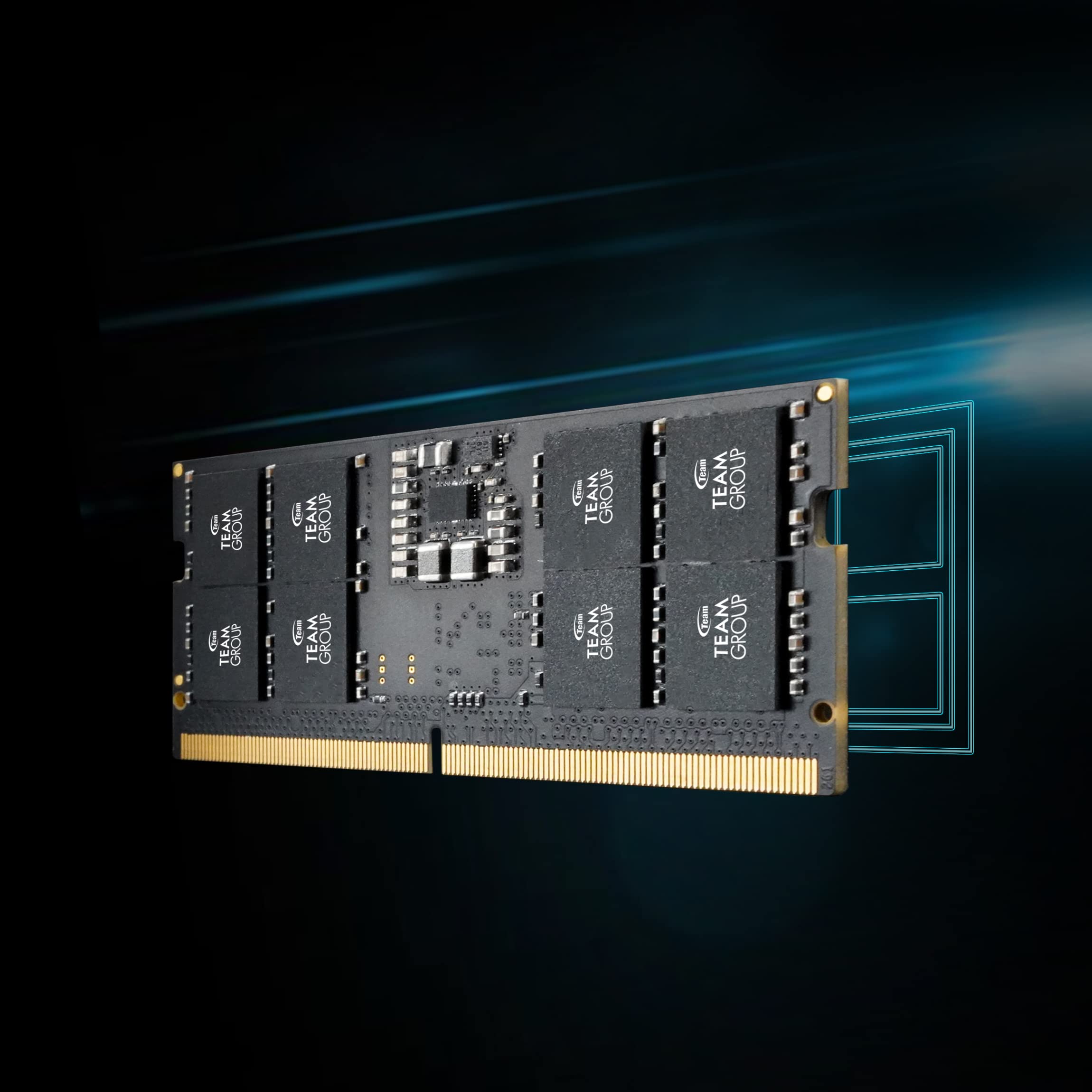 TEAMGROUP Elite SODIMM DDR5 64GB (2x32GB) 5200MHz (PC5-41600) CL42 Non-ECC Unbuffered 1.1V 262 Pin Laptop Memory Module Ram - TED564G5200C42DC-S01