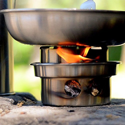 Kelly Kettle Stainless Steel Small Hobo Stove - Fits Trekker model